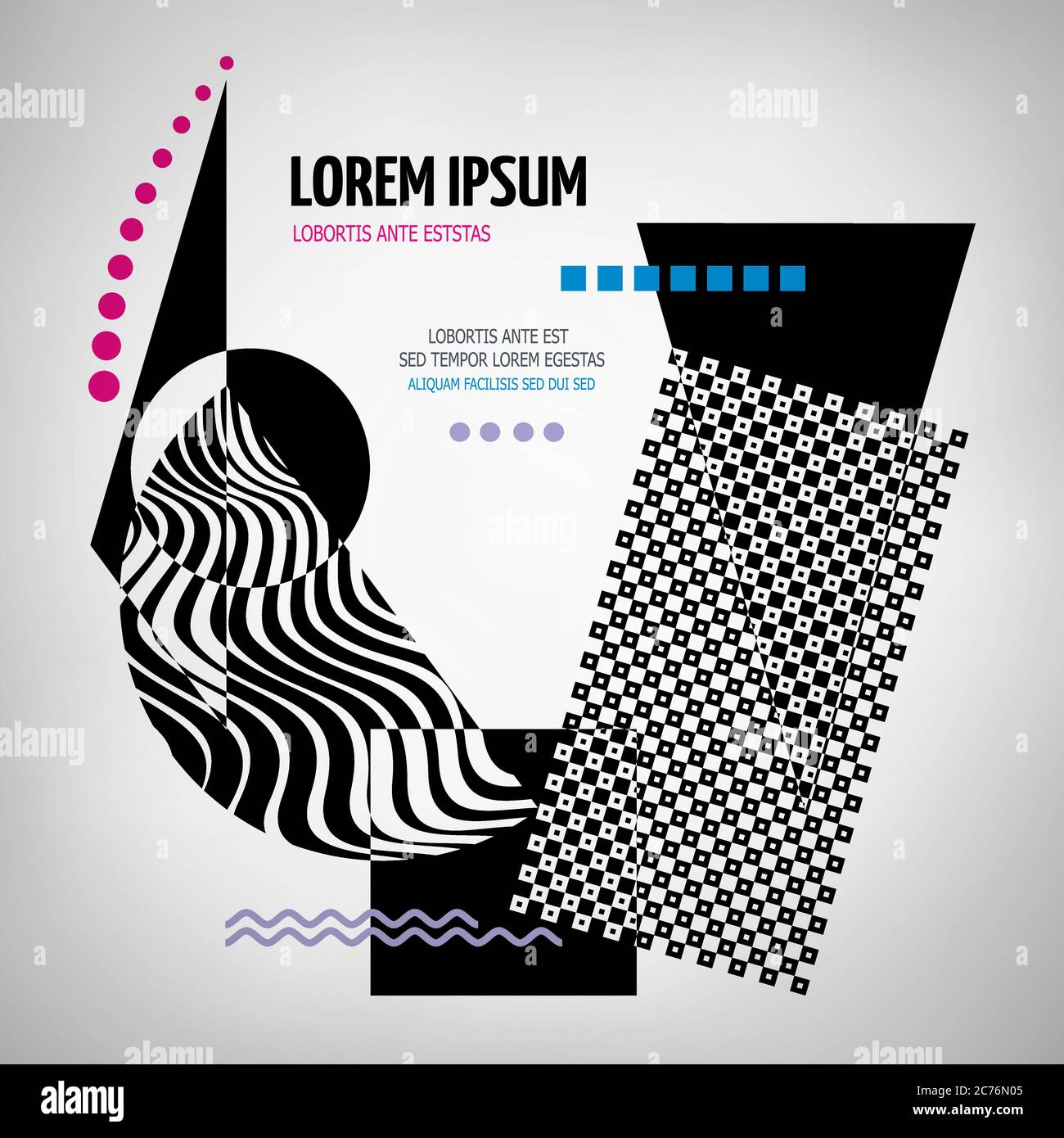 Abstract geometric modern asymmetric design Stock Vector Image & Art ...