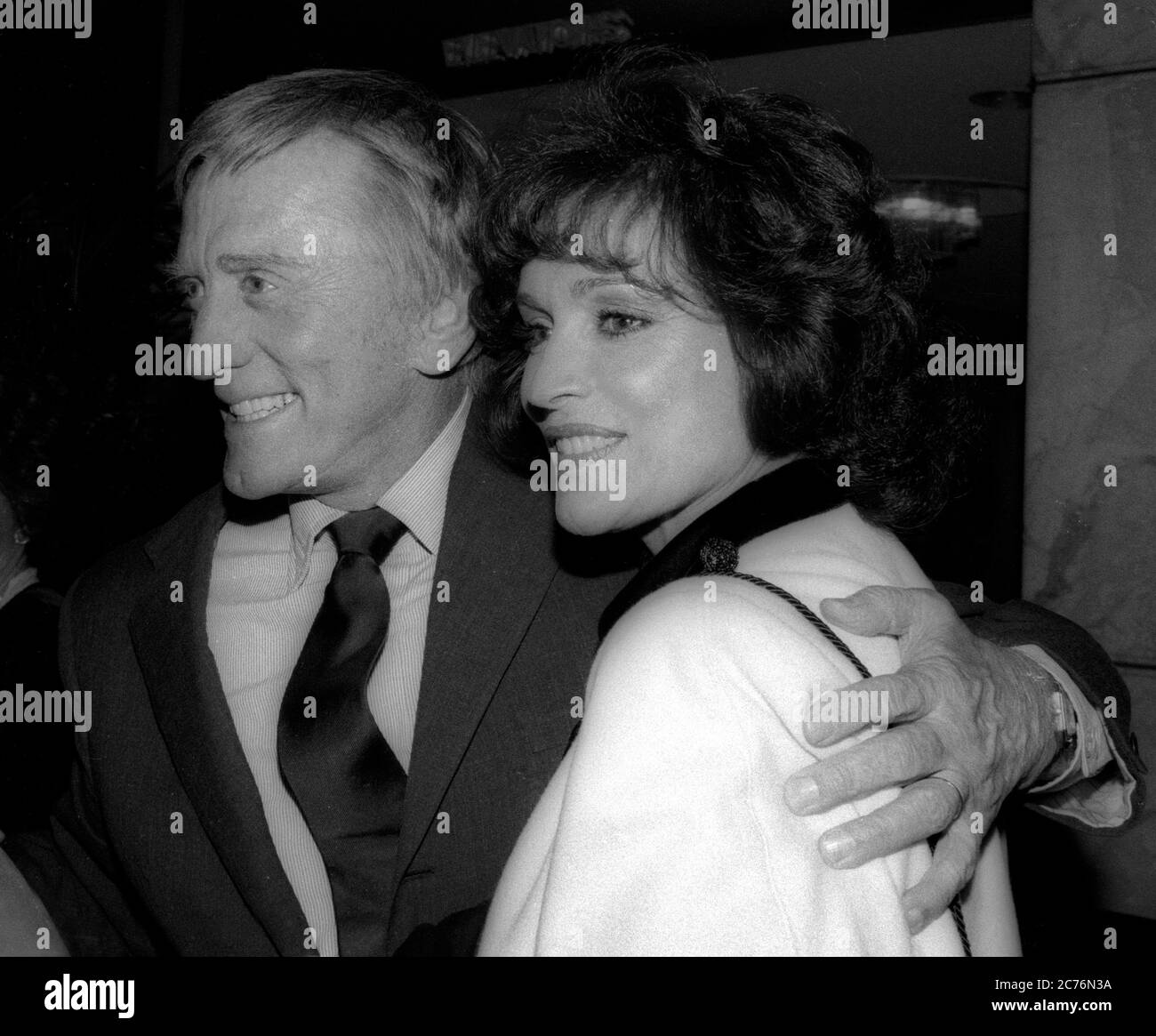 Kirk Douglas and Joanne Carson, 1982 Credit: John Barrett/PHOTOlink ...