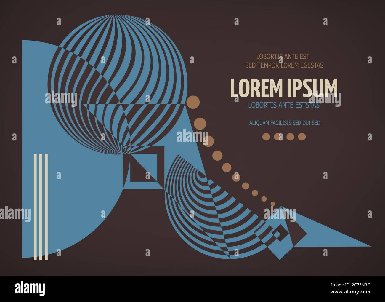 Abstract geometric modern asymmetric design Stock Vector Image & Art ...