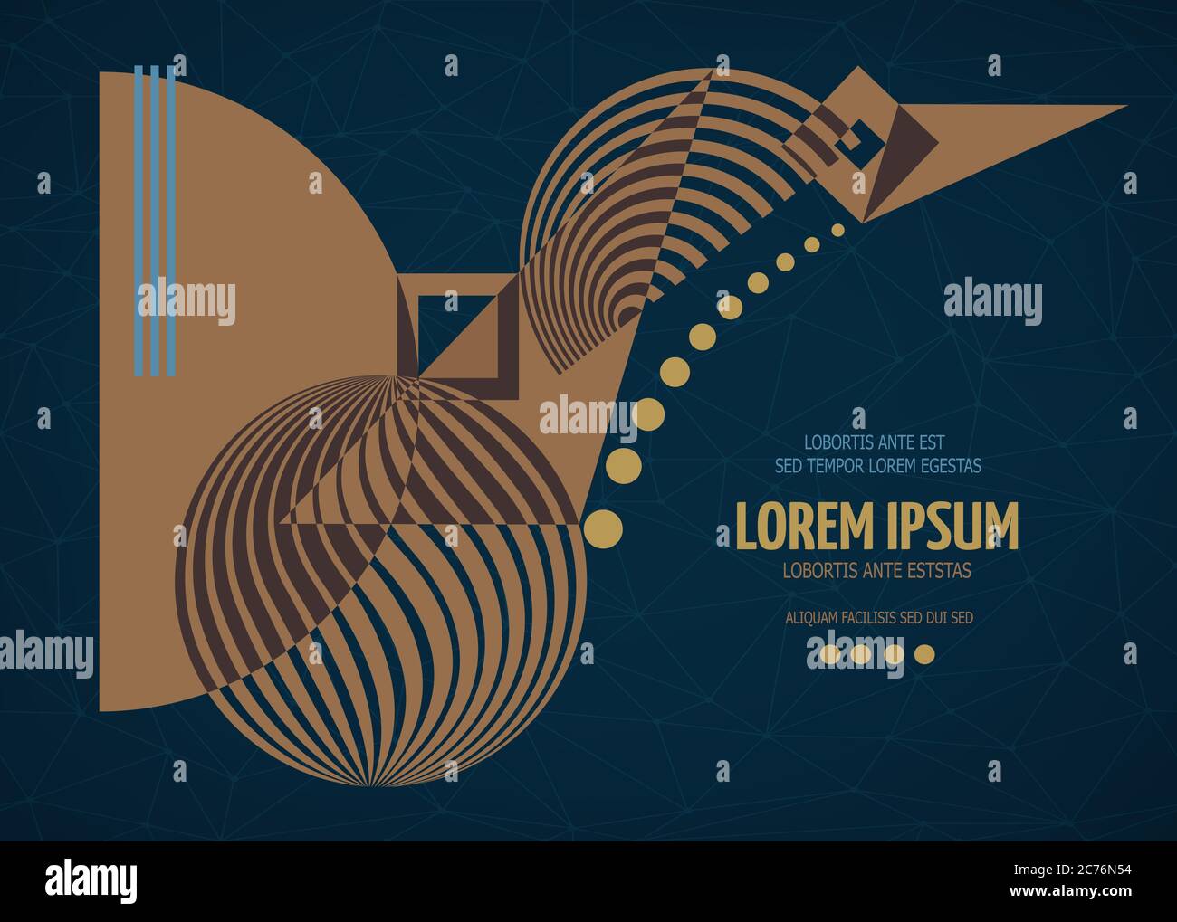 Abstract geometric modern asymmetric design Stock Vector Image & Art ...