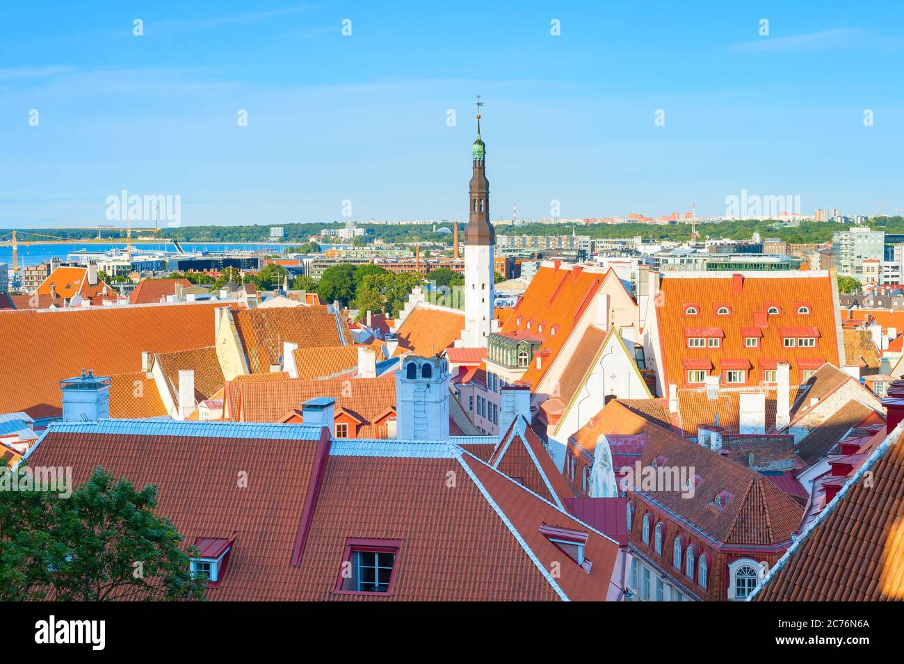 Tallinn skyline sunset hi-res stock photography and images - Alamy
