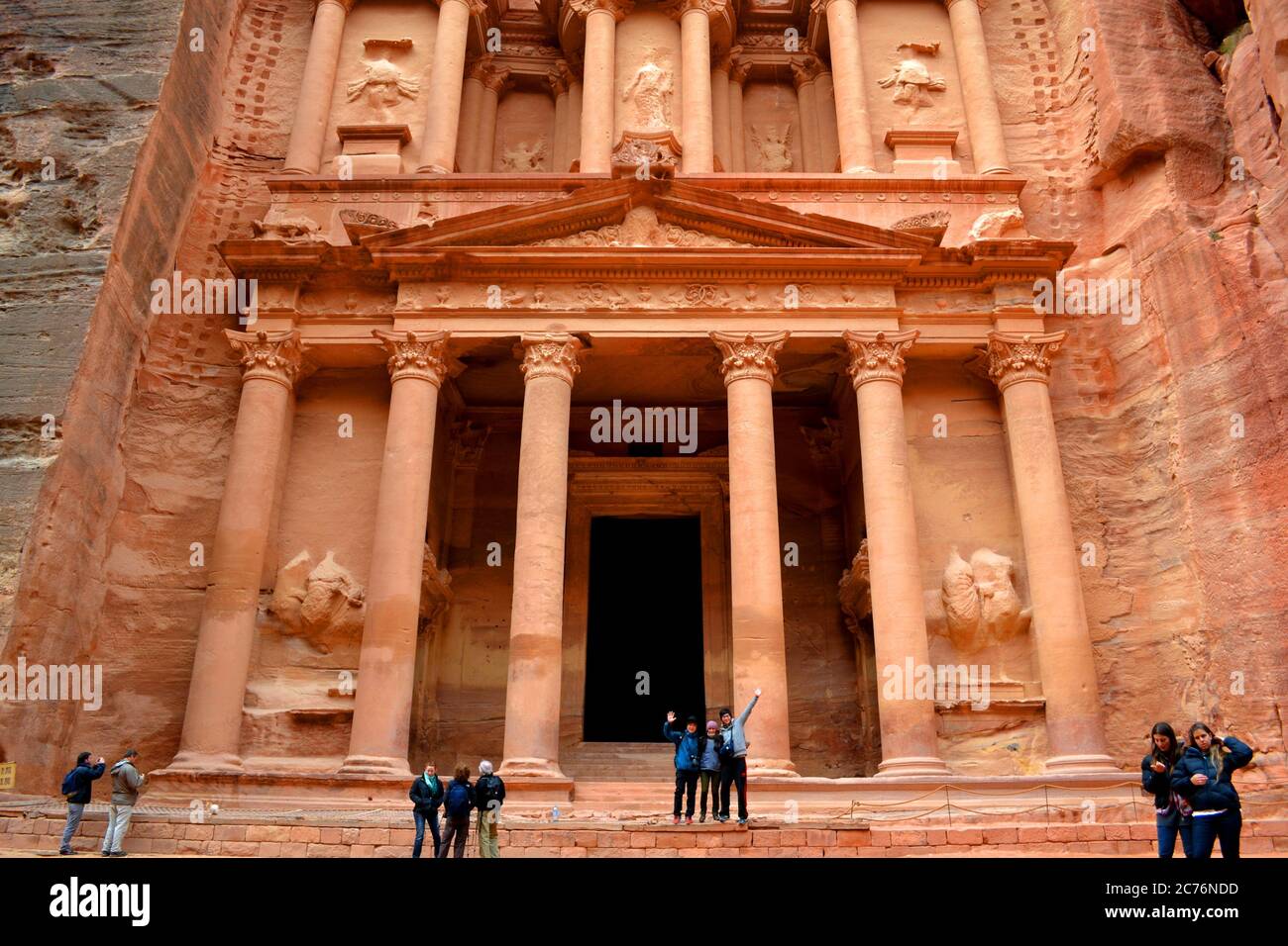 Scenic view of Petra, Jordan Stock Photo - Alamy