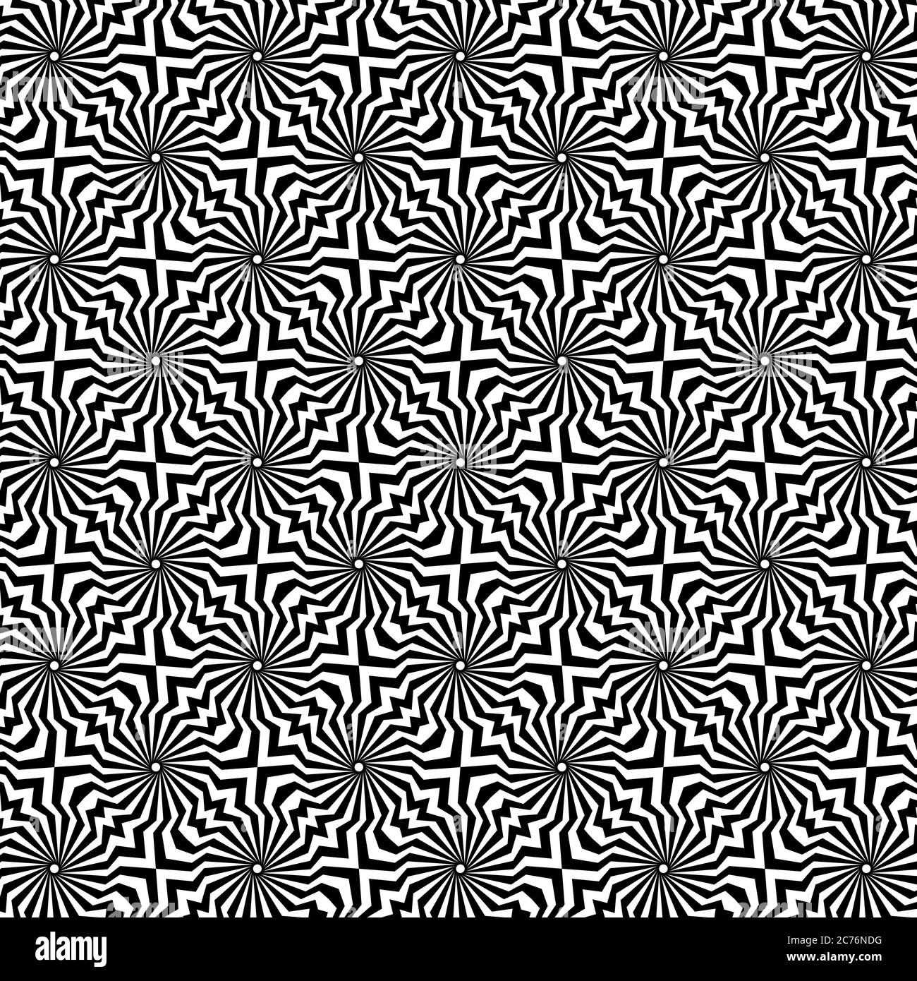 Vector geometric pattern with distortion effect Stock Vector Image ...