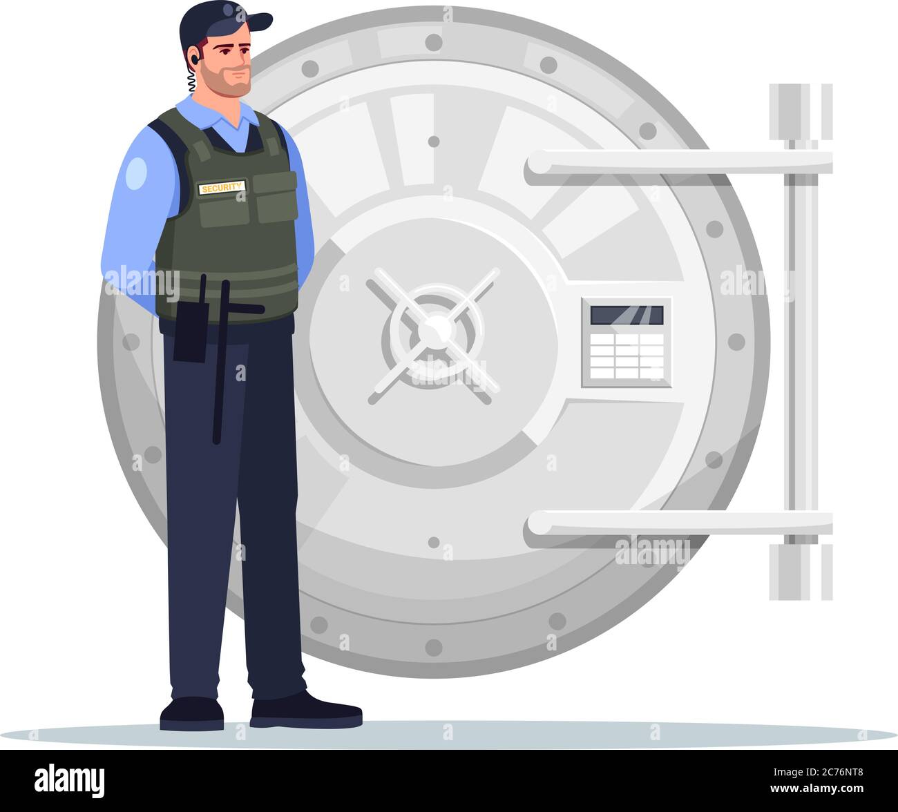 Bank Guard Clipart