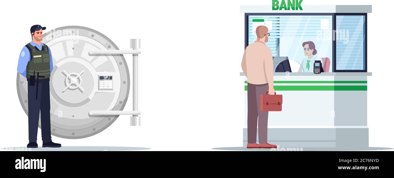 Illustration round bank vault door Cut Out Stock Images & Pictures - Alamy