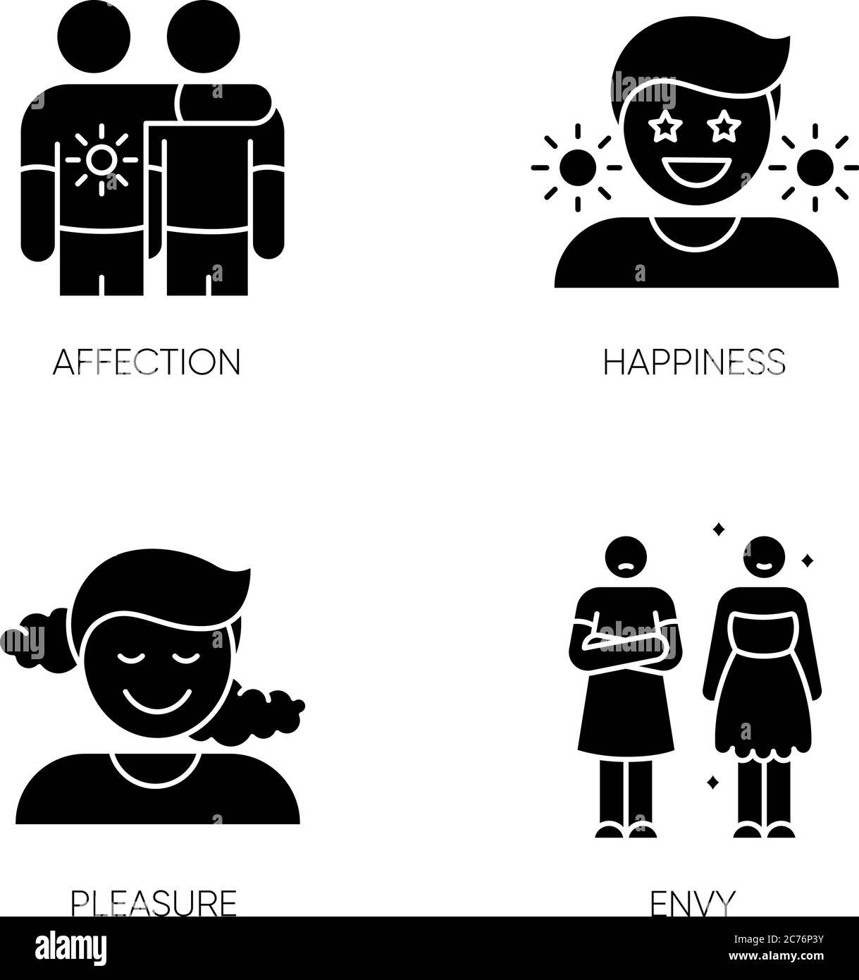 Jealousy symbol Black and White Stock Photos & Images - Alamy