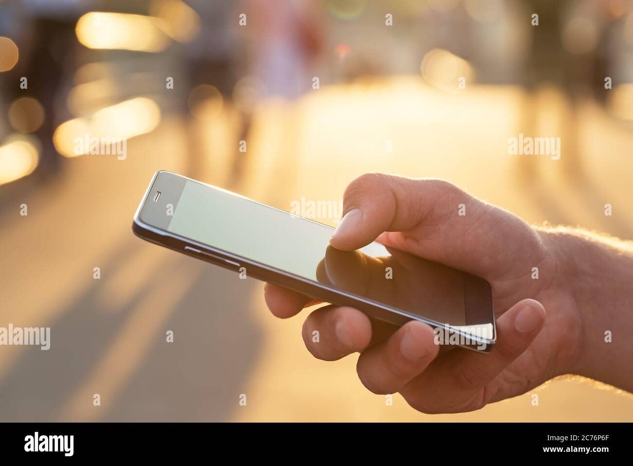 Hand close up man using hi-res stock photography and images - Alamy