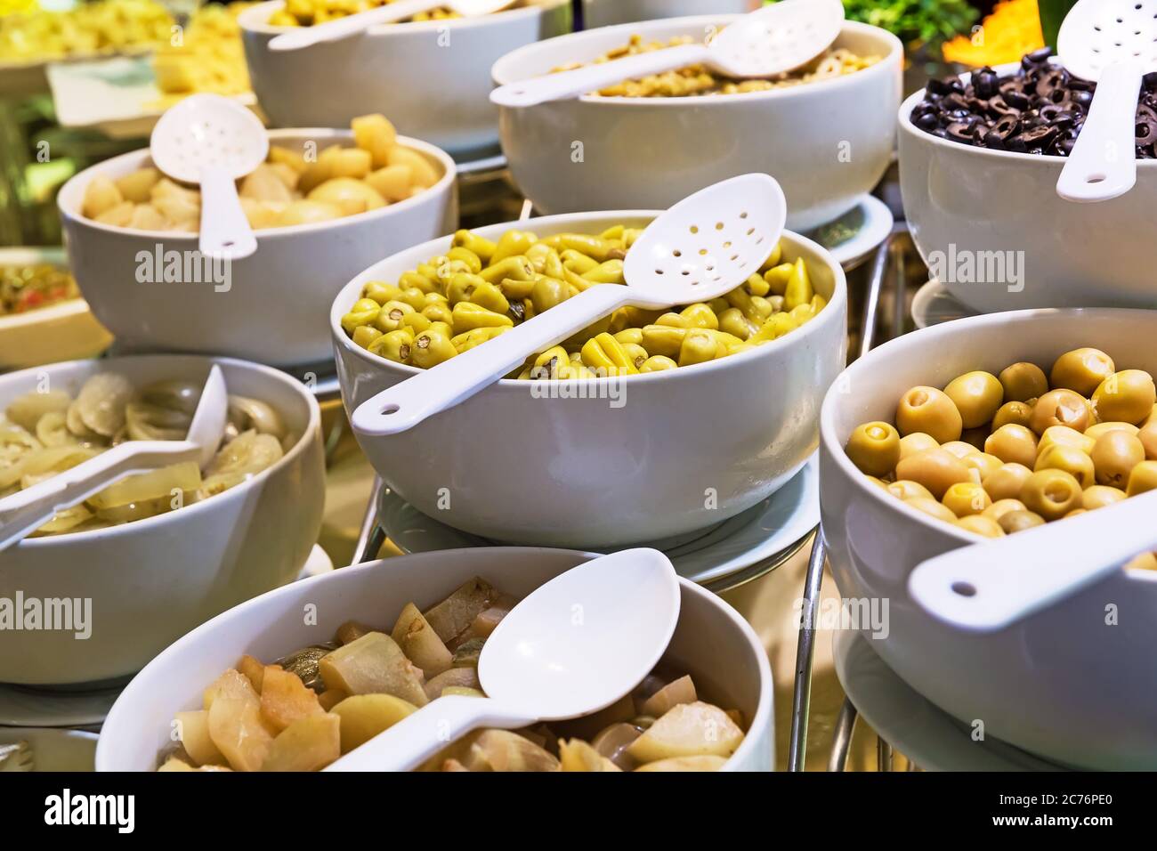 Buffet meal are all included in a hotel Stock Photo - Alamy