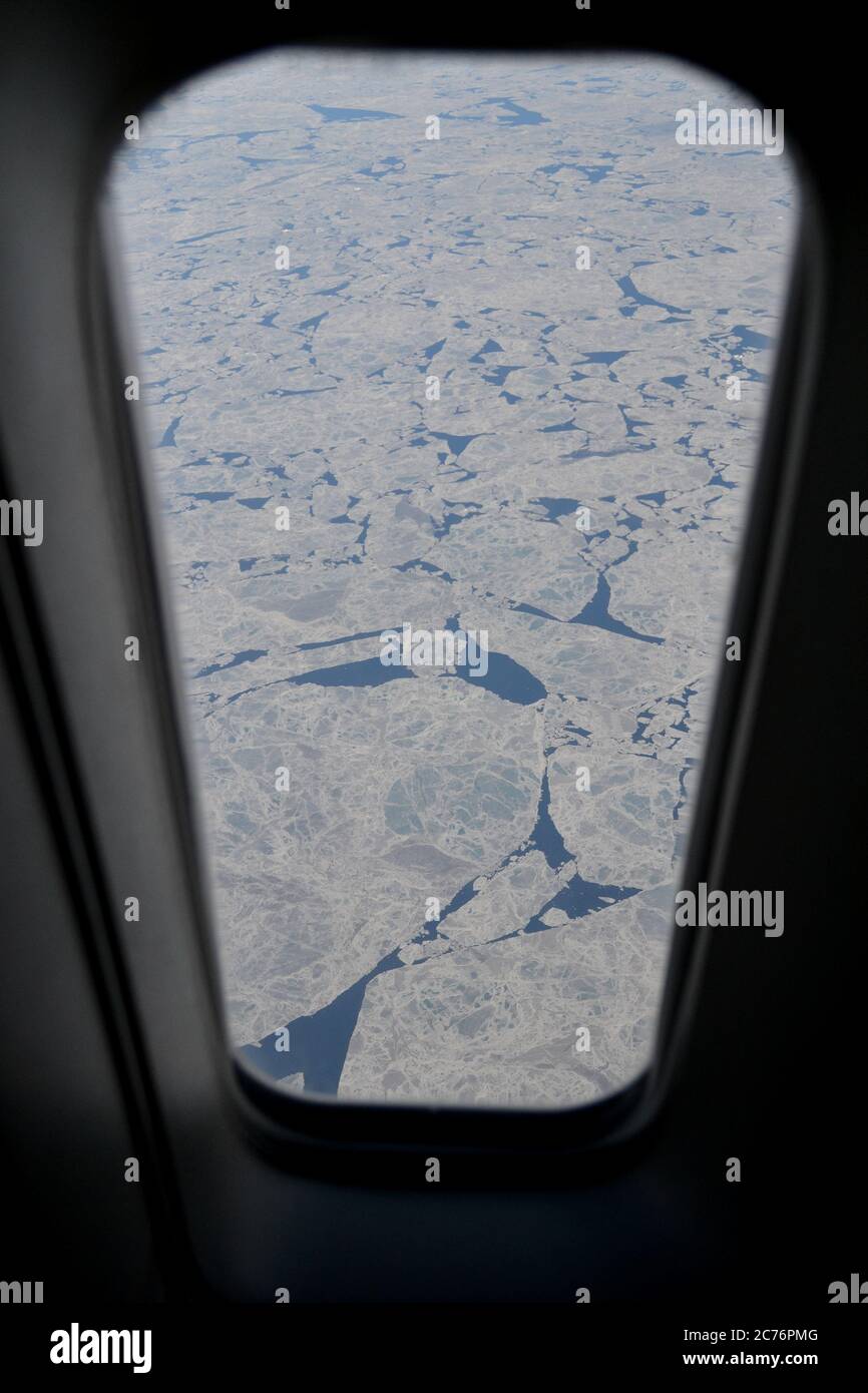 North pole snow aerial view hi-res stock photography and images - Alamy
