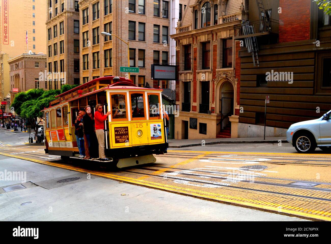 Iconic tram in San Francisco Stock Photo - Alamy