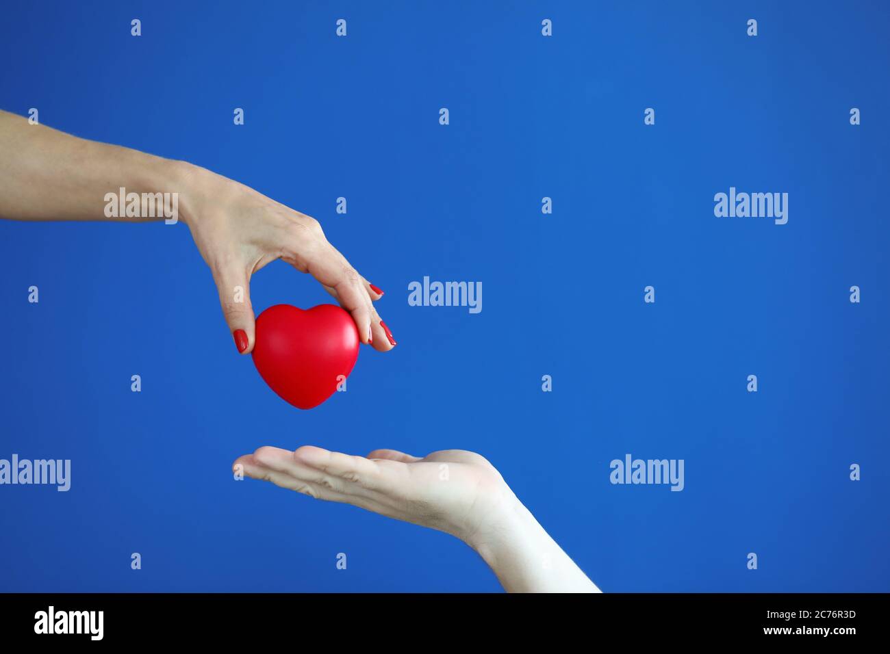 Womans hand with manicure Stock Photo - Alamy