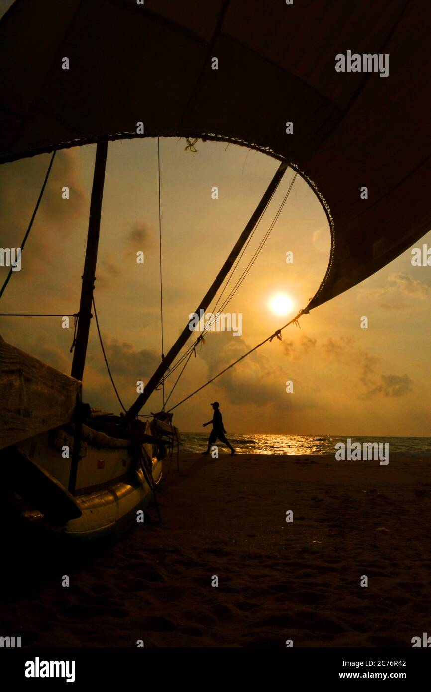 Negombo beach in sri hi-res stock photography and images - Alamy