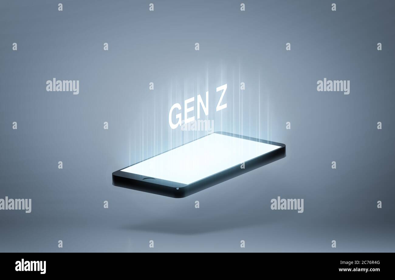 Smartphone 3D Render Illustration Stock Photo - Alamy