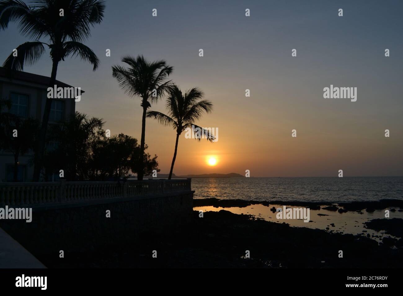 Sunset in Conakry, Guinea Stock Photo - Alamy