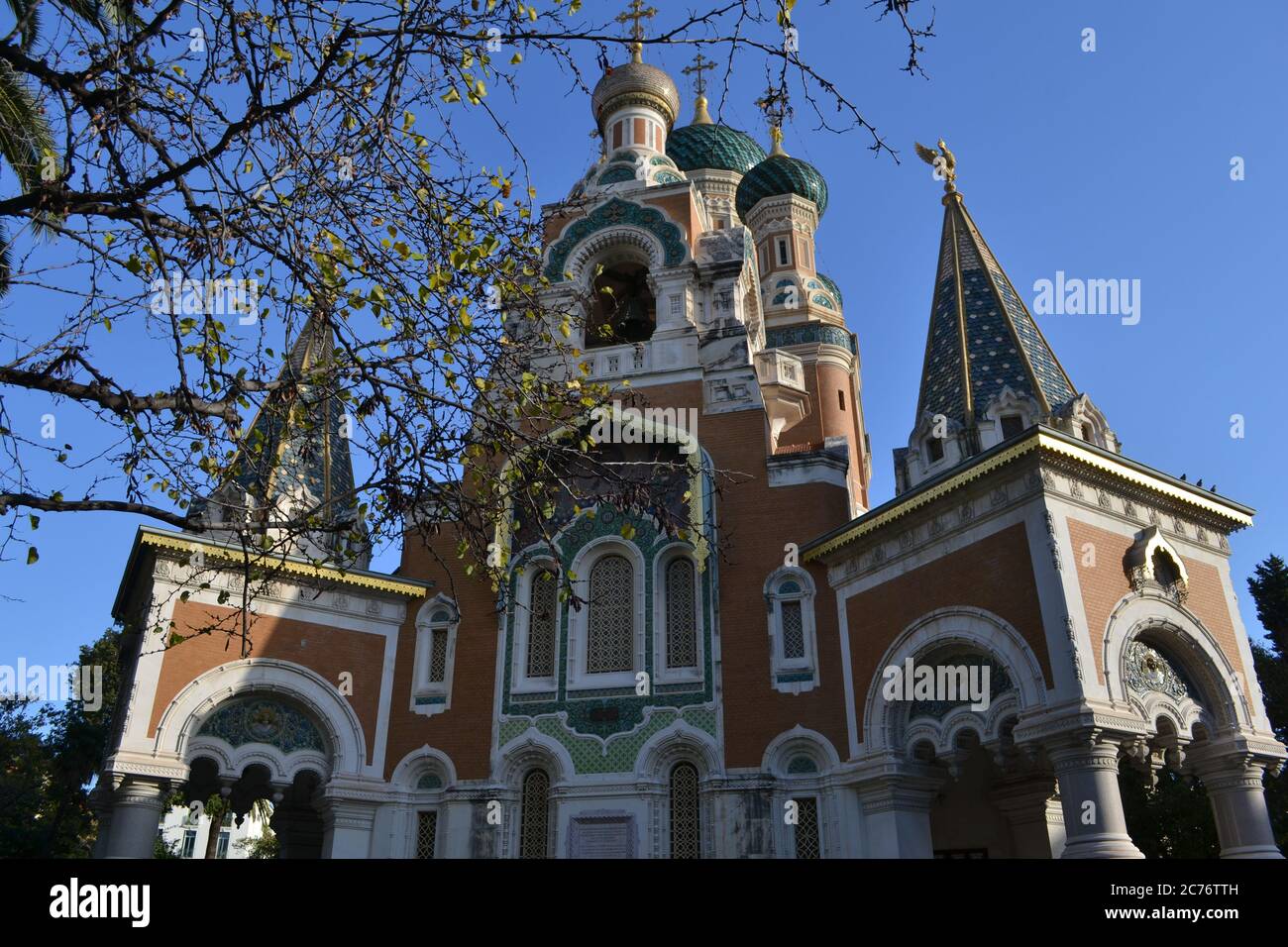 Russian Orthodox church in Nice, France Stock Photo - Alamy
