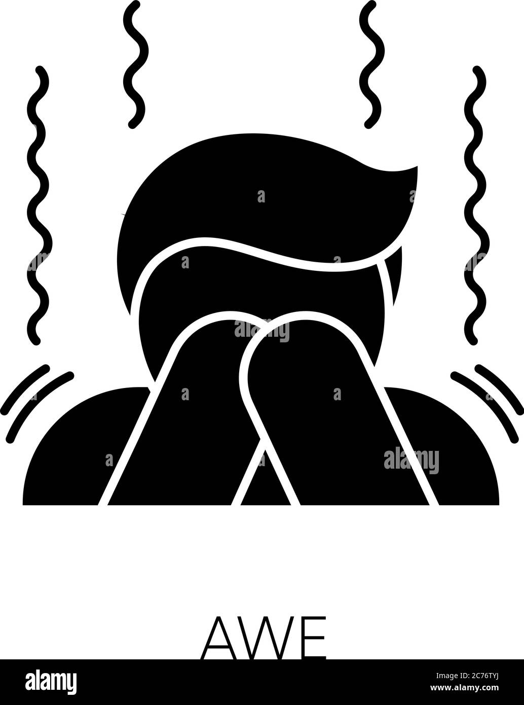 Feeling trepidation Black and White Stock Photos & Images - Alamy