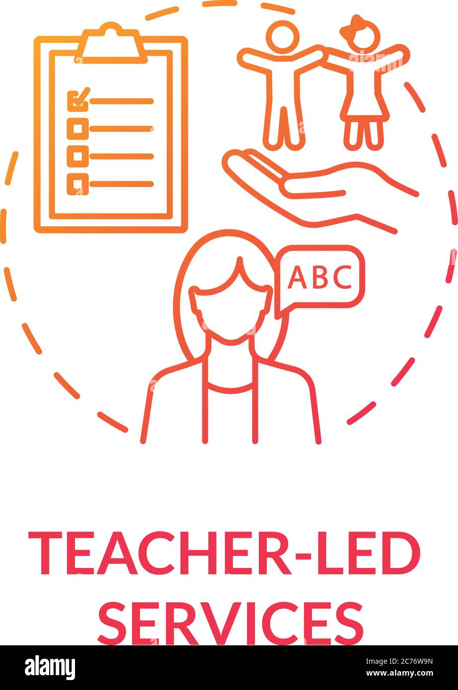 Teacher led activity Stock Vector Images - Alamy