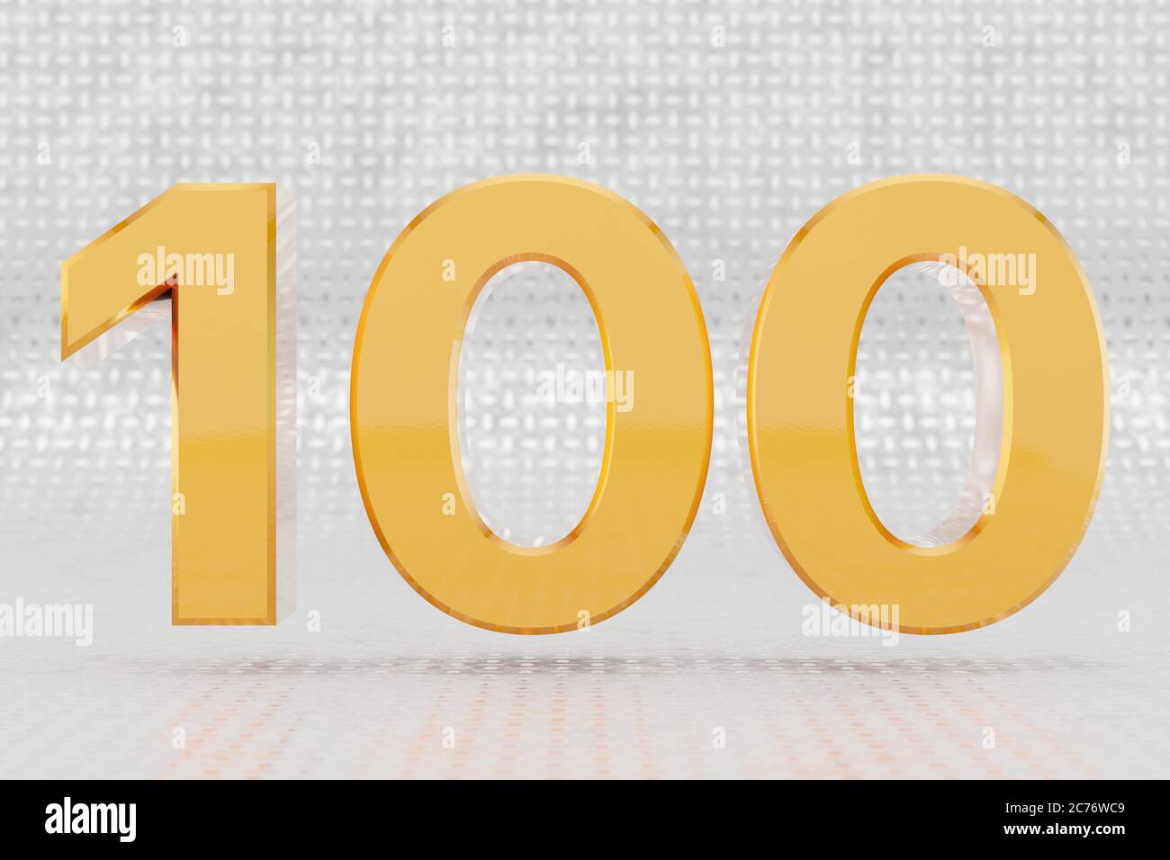 Golden number 100 hi-res stock photography and images - Alamy