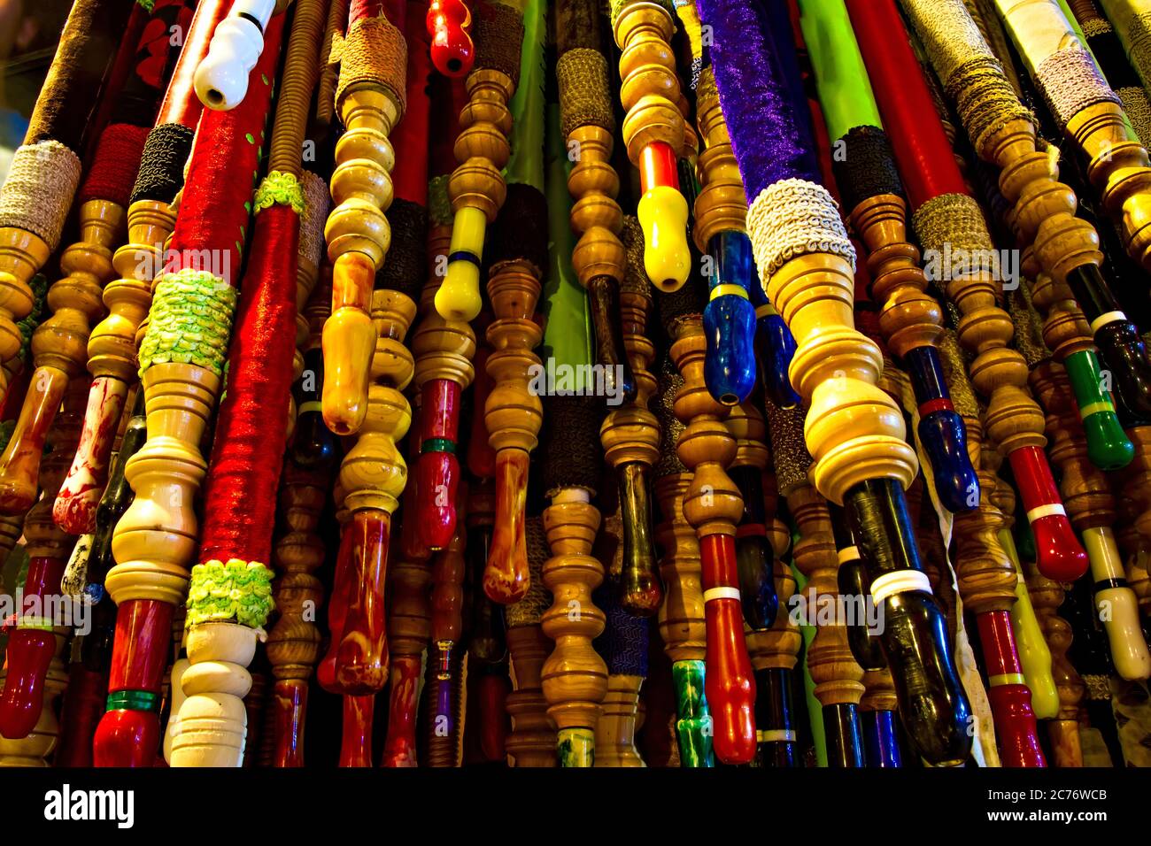 Traditional nargile. Colorful background. Urfa Turkiye Stock Photo - Alamy