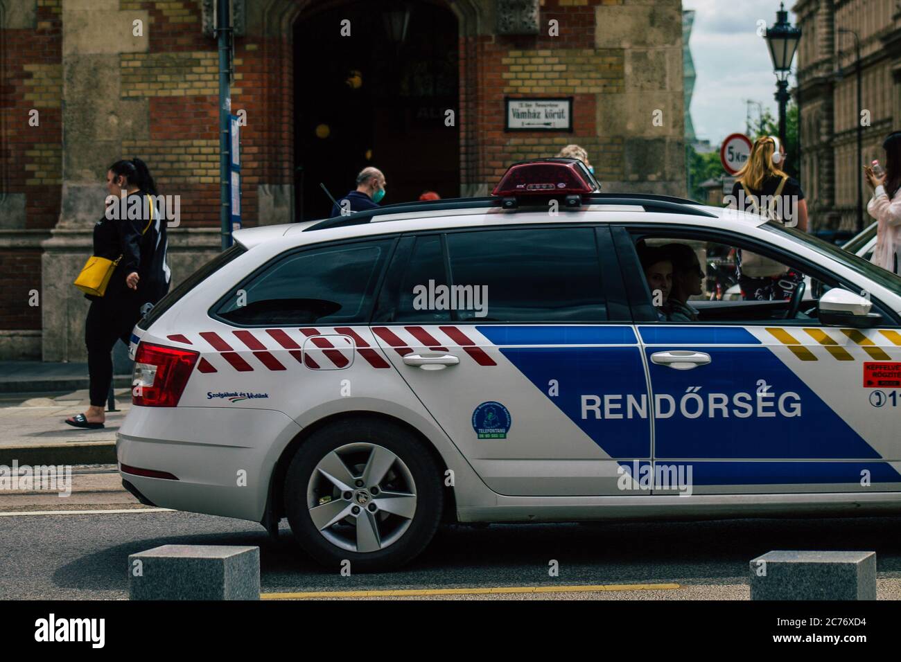 Hungarian police car hi-res stock photography and images - Alamy