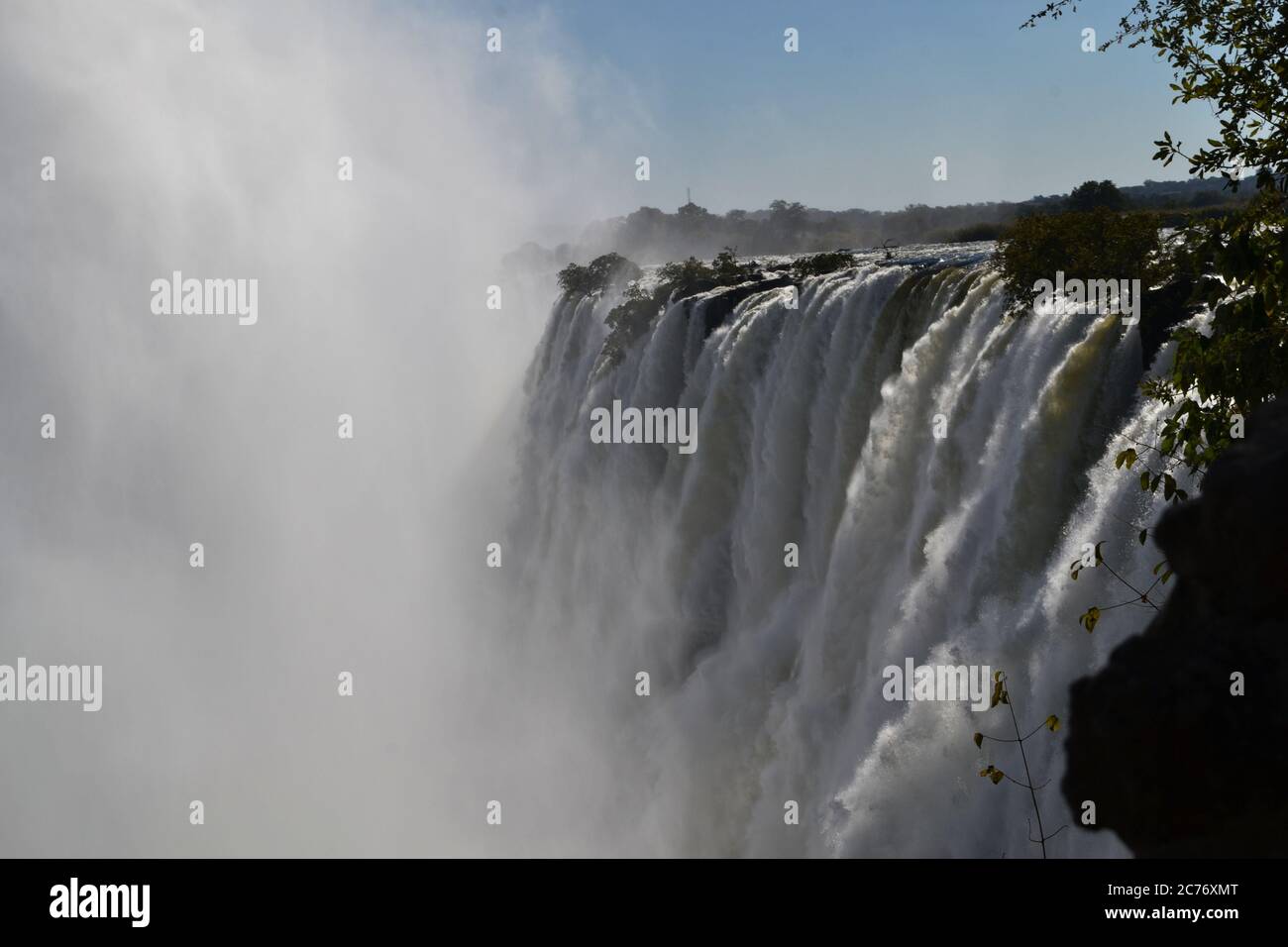 Iconic waterfall, Victoria Falls Stock Photo - Alamy