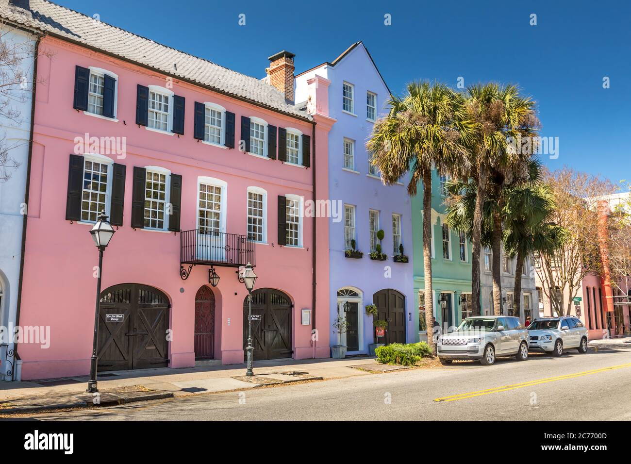 Rainbow row charleston south carolina hi-res stock photography and ...