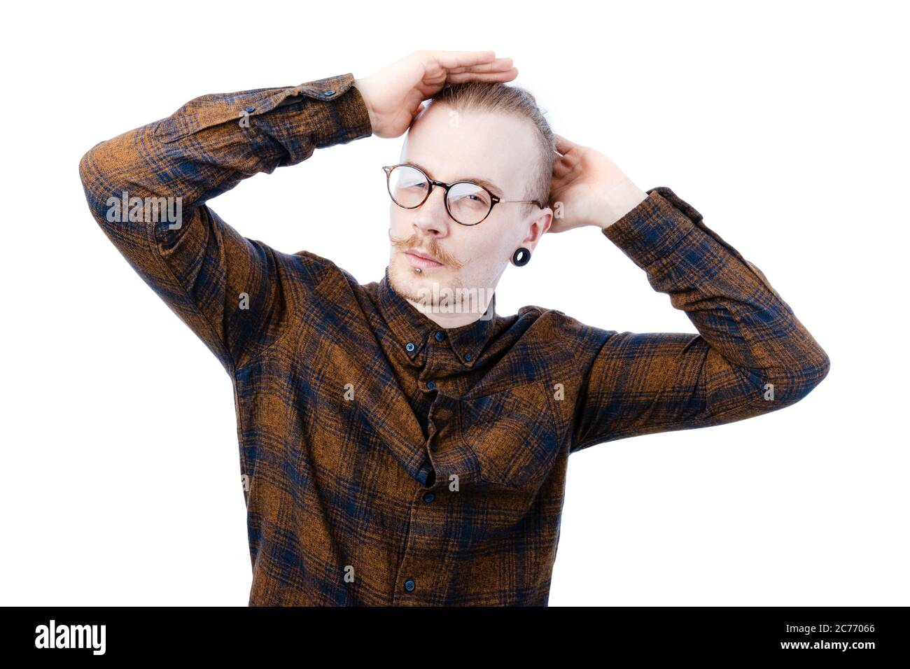 Slick back hair hi-res stock photography and images - Alamy