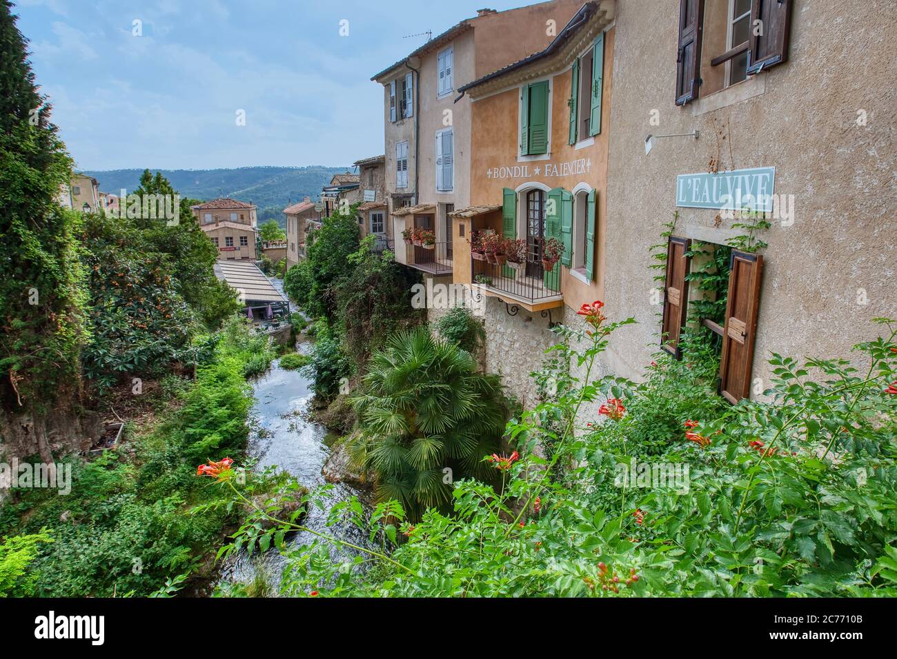 Village Moustiers-Sainte-Marie, Provence, France, member of most ...