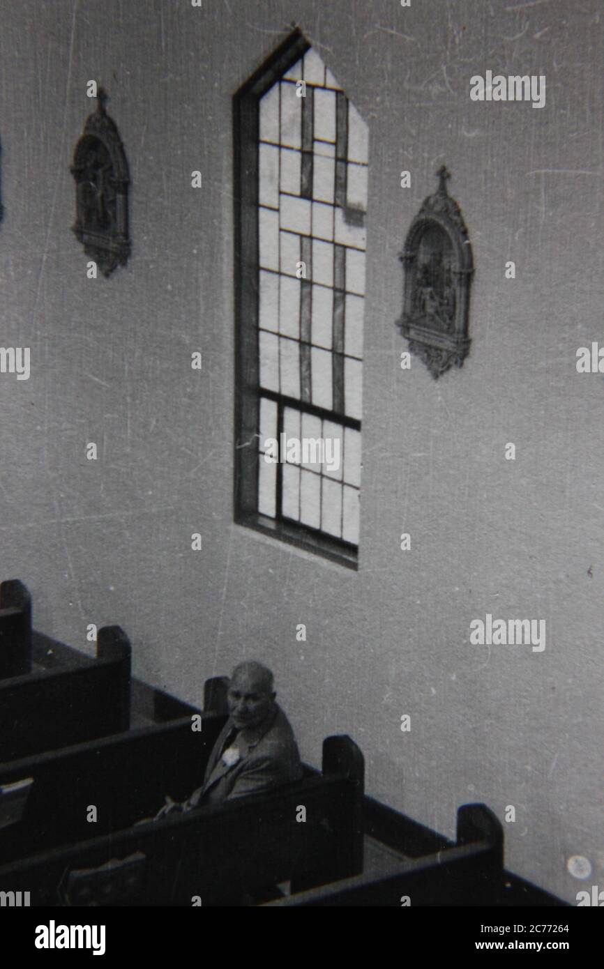 1970s catholic service hi-res stock photography and images - Alamy