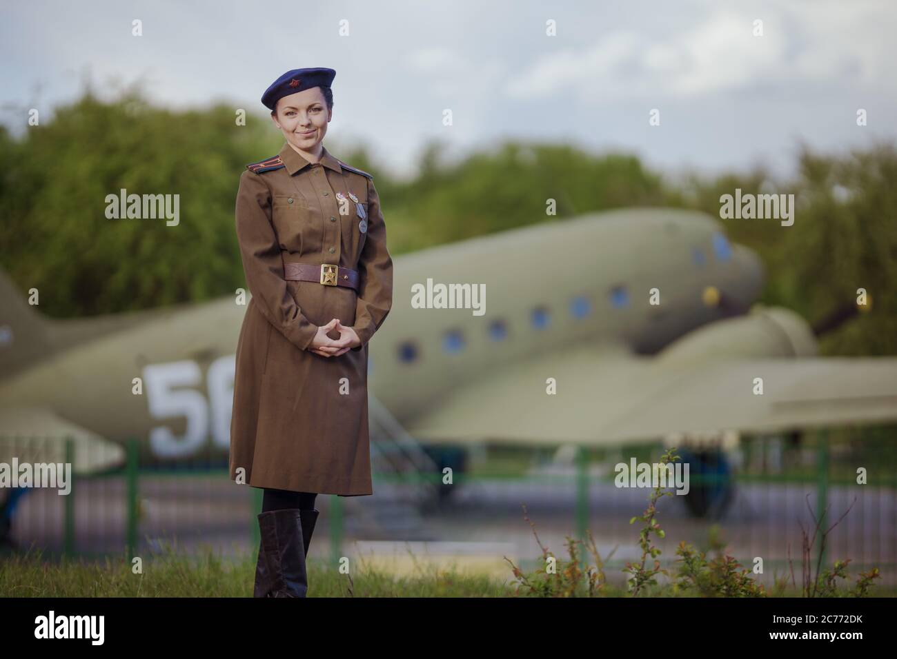 Female pilot wwii plane hi-res stock photography and images - Alamy