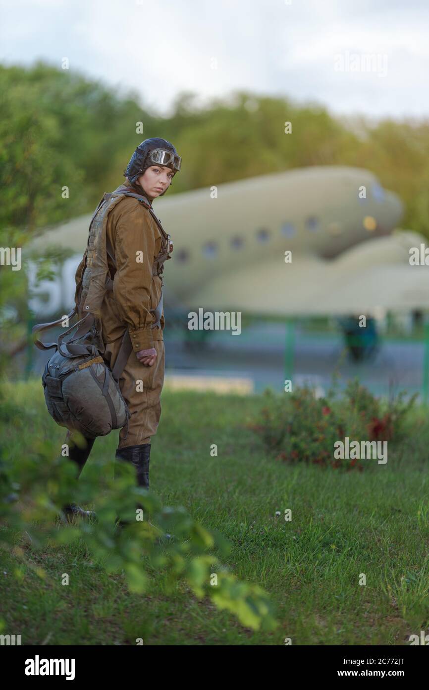 Soviet military pilot helmet hi-res stock photography and images - Alamy