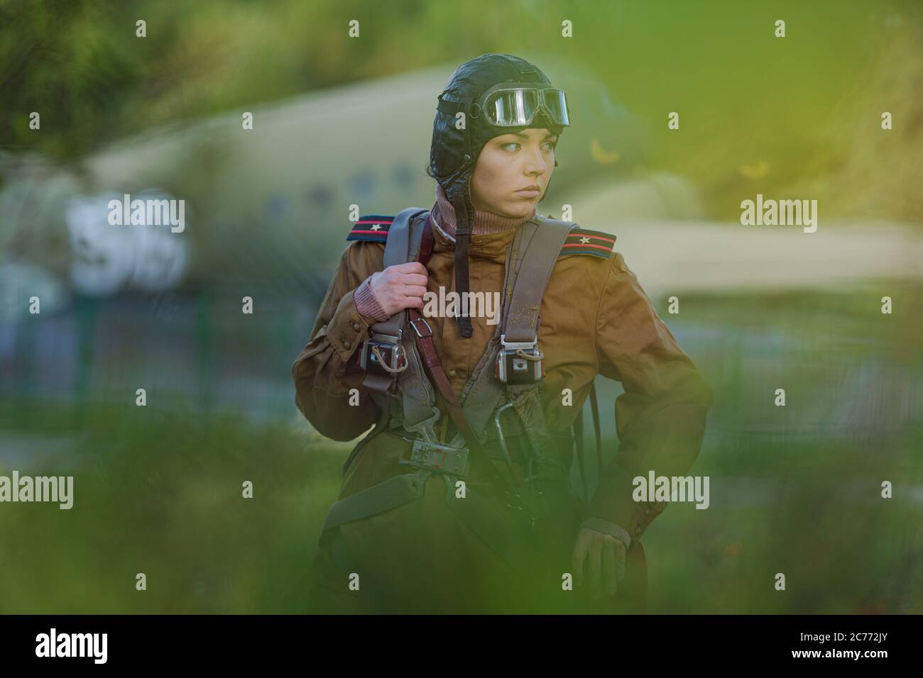 Soviet military pilot helmet hi-res stock photography and images - Alamy