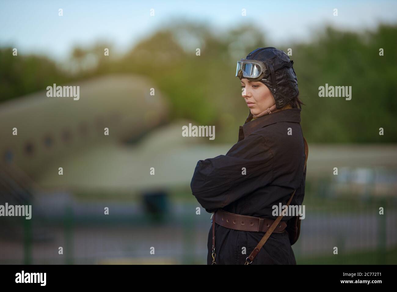 Russian female fighter pilot hi-res stock photography and images - Alamy