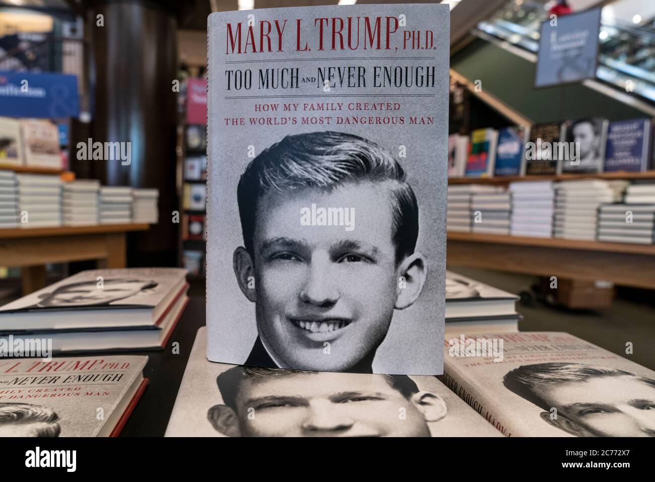 New York, NY - July 14, 2020: Mary Trump's new book about U.S ...