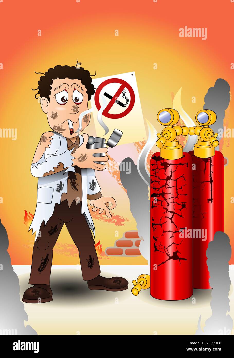 illustration of occupational awareness events poster of obey safety ...