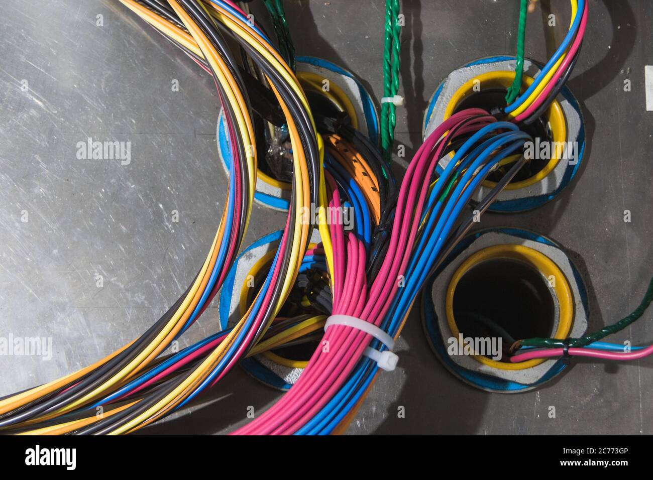 electrical connections, distribution and control board, ordered and ...