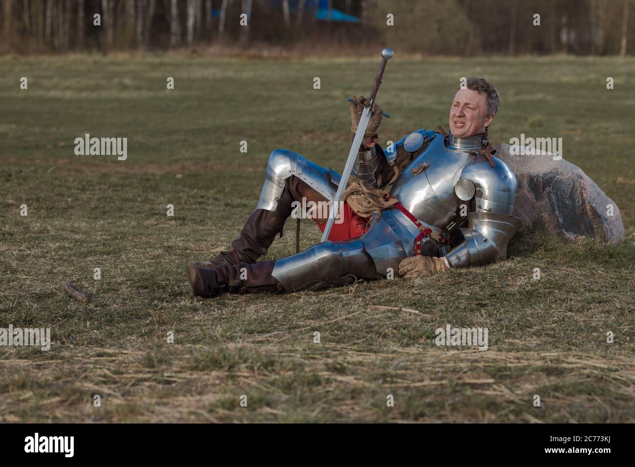 Old man resting on foot hi-res stock photography and images - Alamy