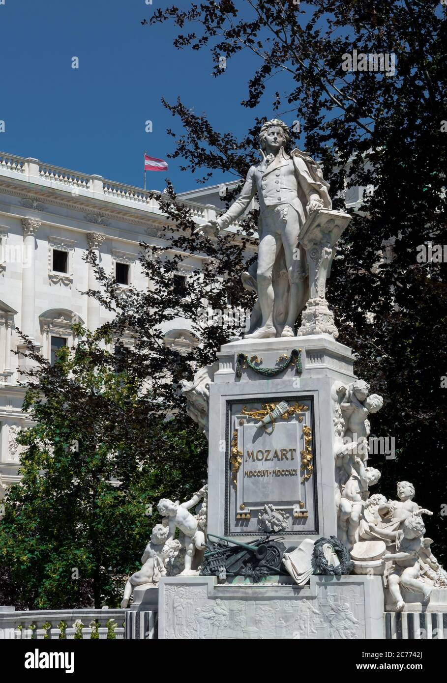 Wolfgang Amadeus Mozart Marble High Resolution Stock Photography and ...