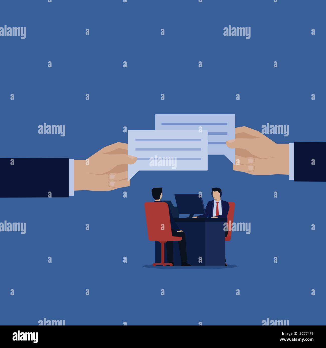 Complain vector vectors hi-res stock photography and images - Alamy