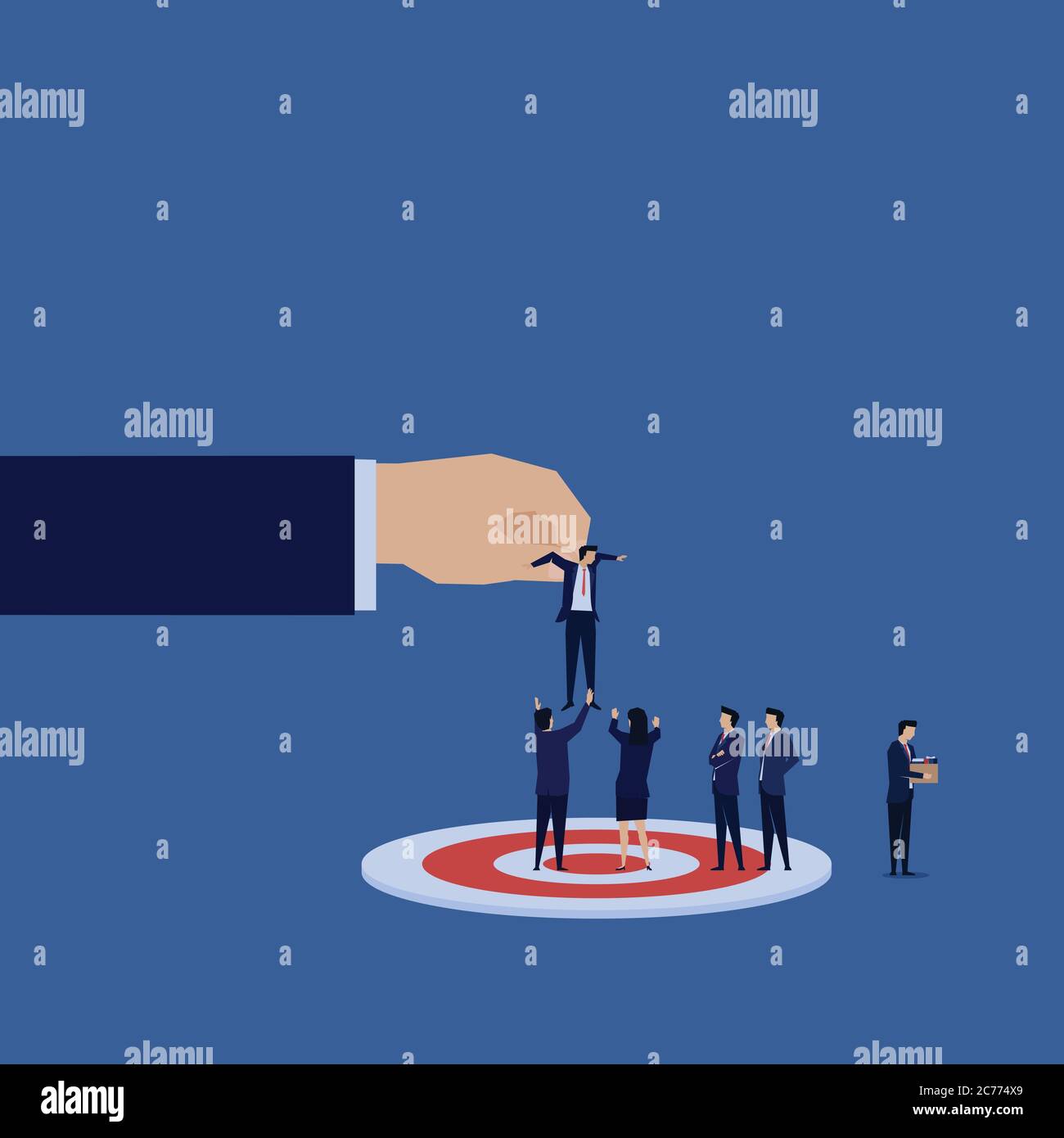 Right man on the right place. New manager for business team on the ...