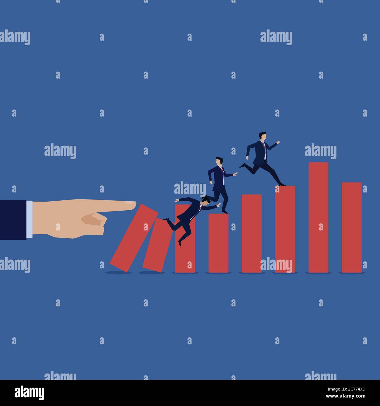 Run chart Stock Vector Images - Alamy