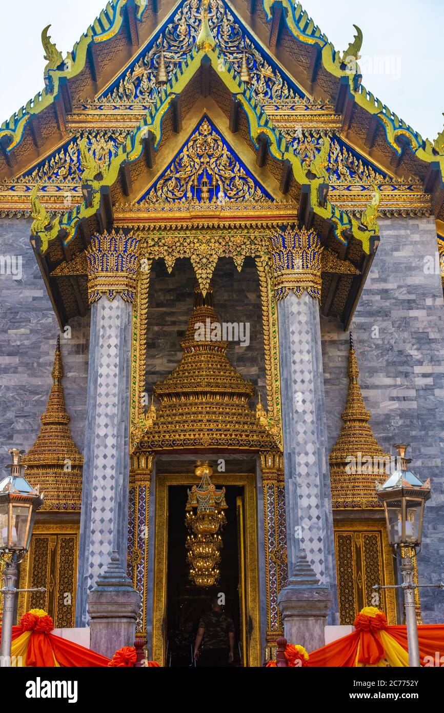 BANGKOK, THAILAND, 12 JANUARY 2020: Wat Ratchapradit Sathitmahasimaram ...