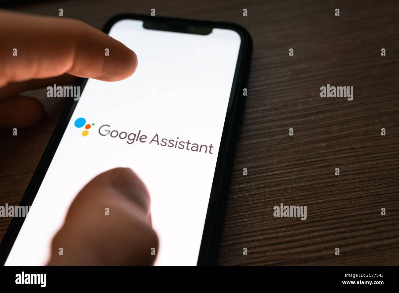 Google assistant logo hi-res stock photography and images - Alamy