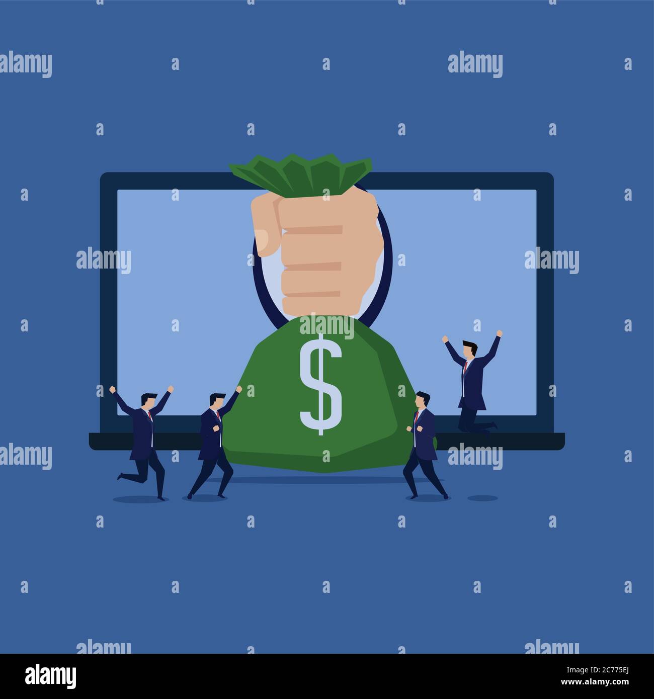 Solving corporate Stock Vector Images - Alamy