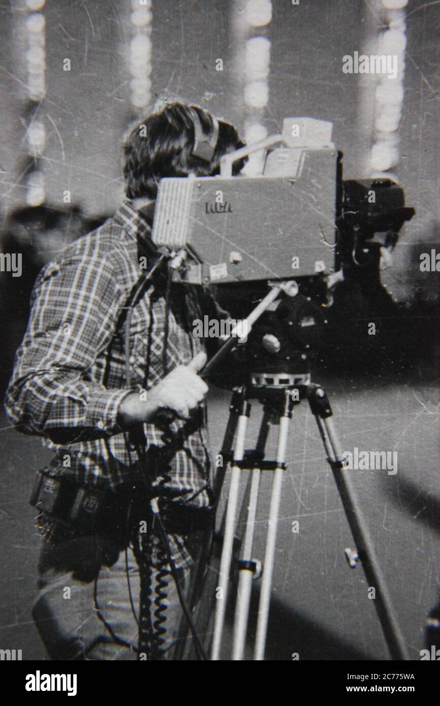 Fine 70s vintage black and white lifestyle photography of a ...