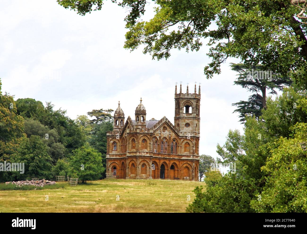 The Gothic Temple at Stowe Landscape Gardens, Stowe House ...