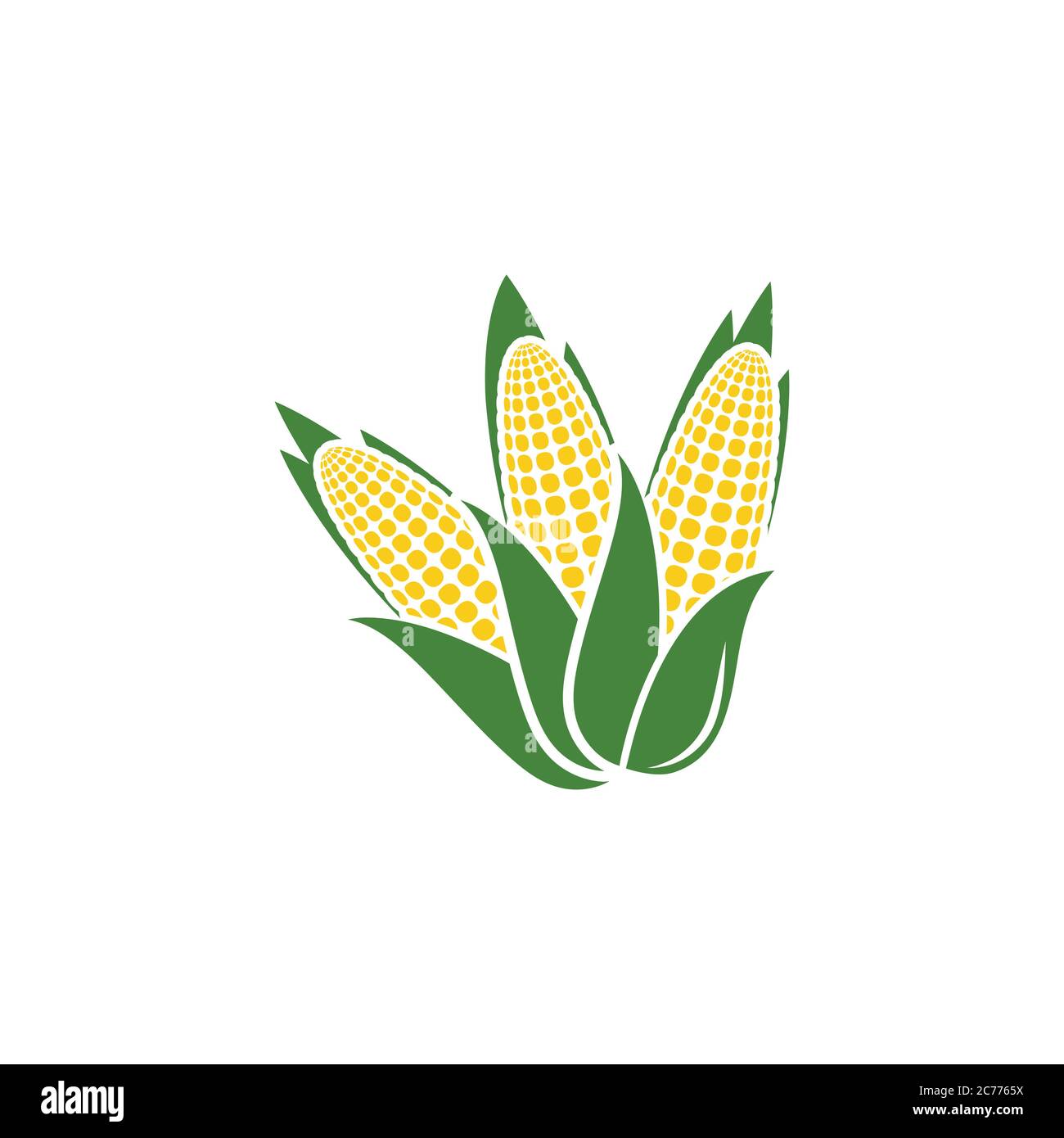 Agriculture corn vector icon design template Stock Vector Image & Art ...