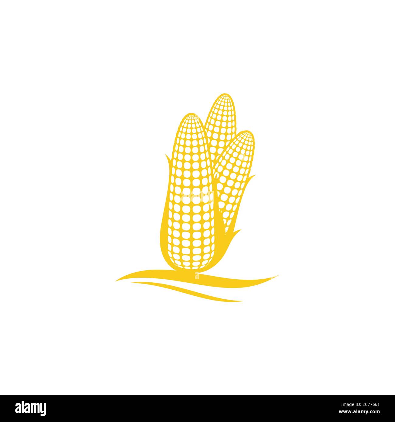 Agriculture corn vector icon design template Stock Vector Image & Art ...