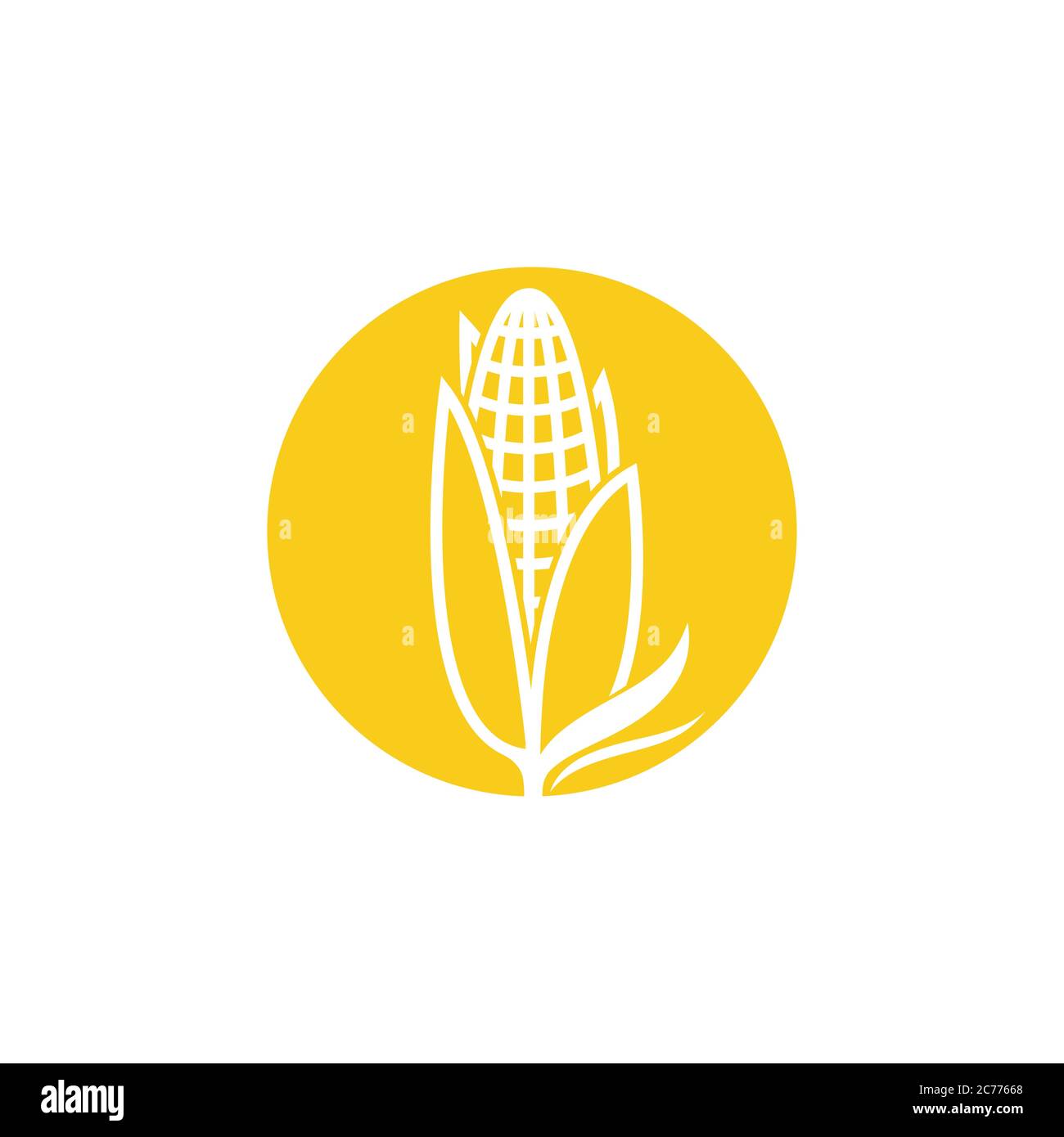 Sweetcorn vector vectors hi-res stock photography and images - Alamy
