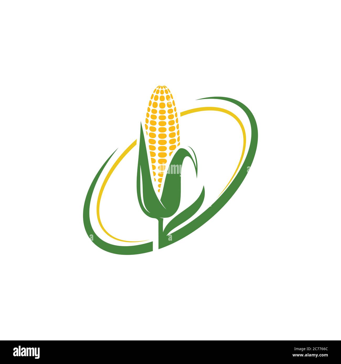 Corn logo hi-res stock photography and images - Alamy